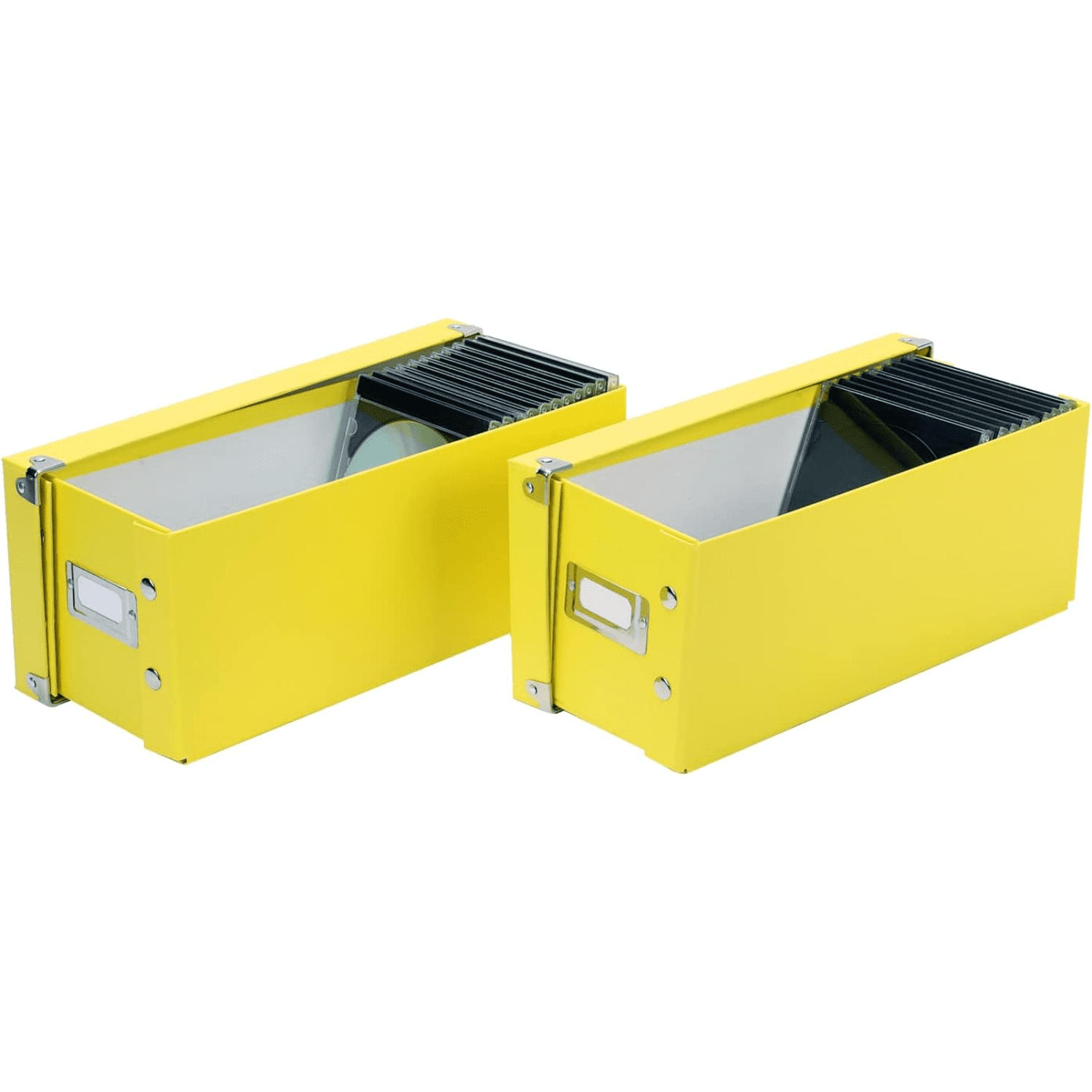 dxynlzq CD Storage - Pack of 1/2 - Durable Disc Holder with Lid to ...