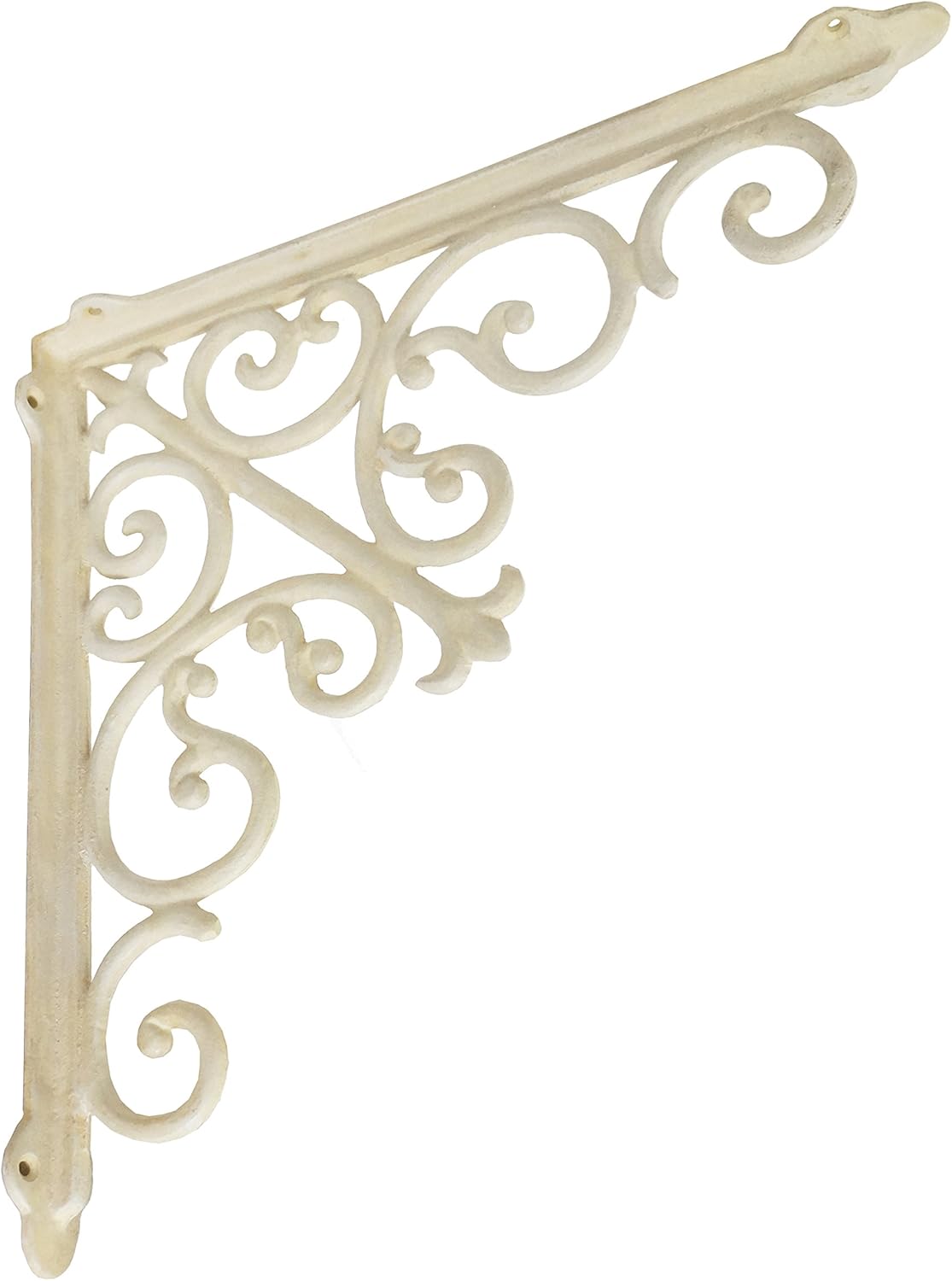 FDTBYHVYT Decorative Shelf Brackets 4 Pack of 5 x 1.2 x 5 inch Black ...