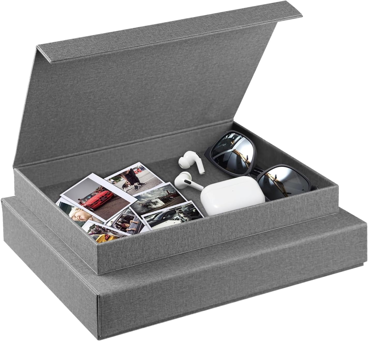 FDTBYHVYT Decorative Storage boxes with Lids () Leather Organizers for ...