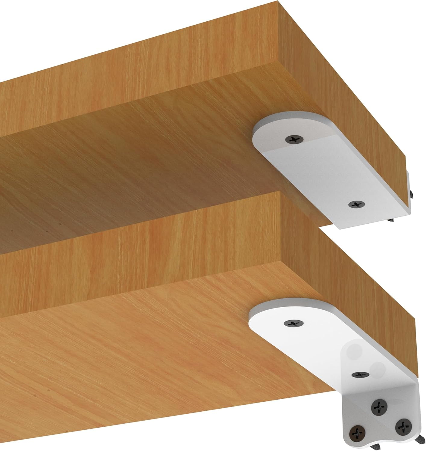 FDTBYHVYT Floating Shelf Bracket 6 Inch (1/4 In Thick) Shelf Bracket 4 ...