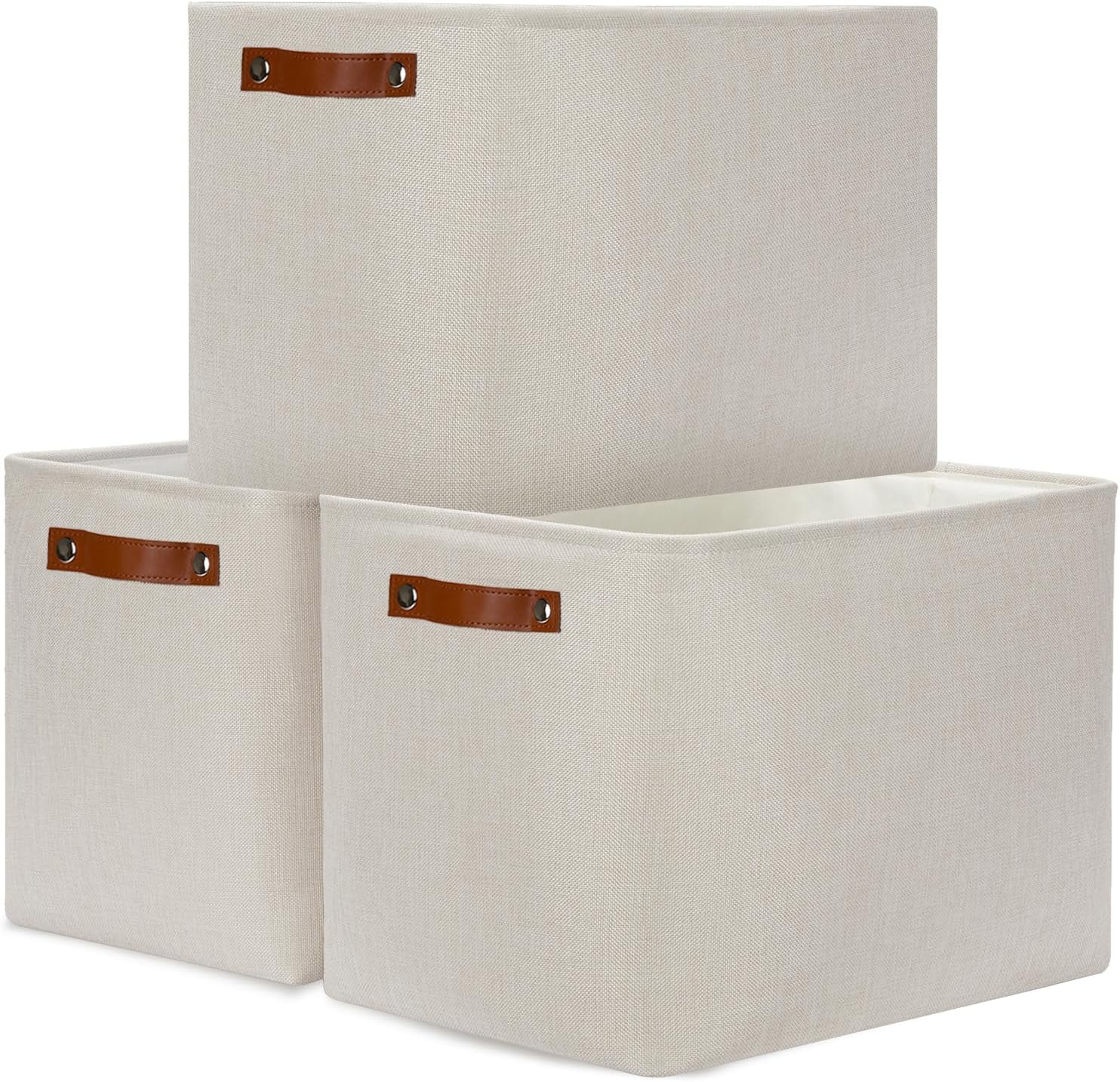FDTBYHVYT Foldable Storage Cubes 12 x 12 Organizer Bins Canvas Storage ...
