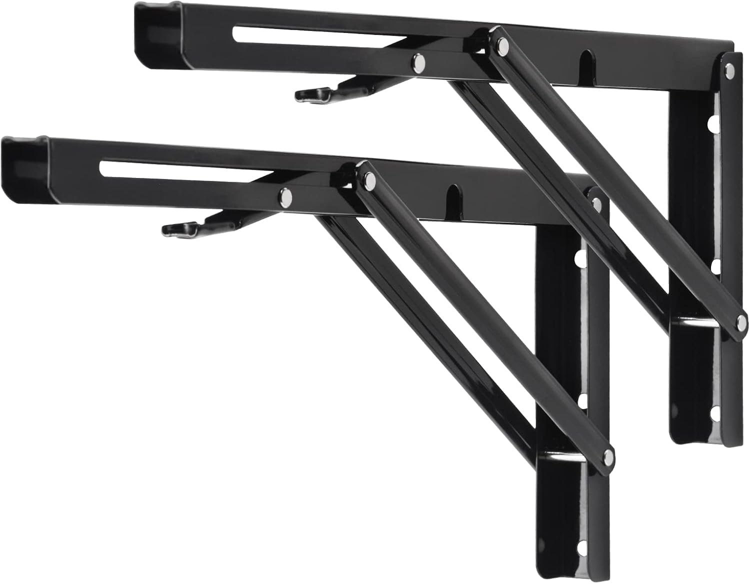 FDTBYHVYT Folding Shelf Brackets 16 Inch Load 330lb Heavy Duty ...