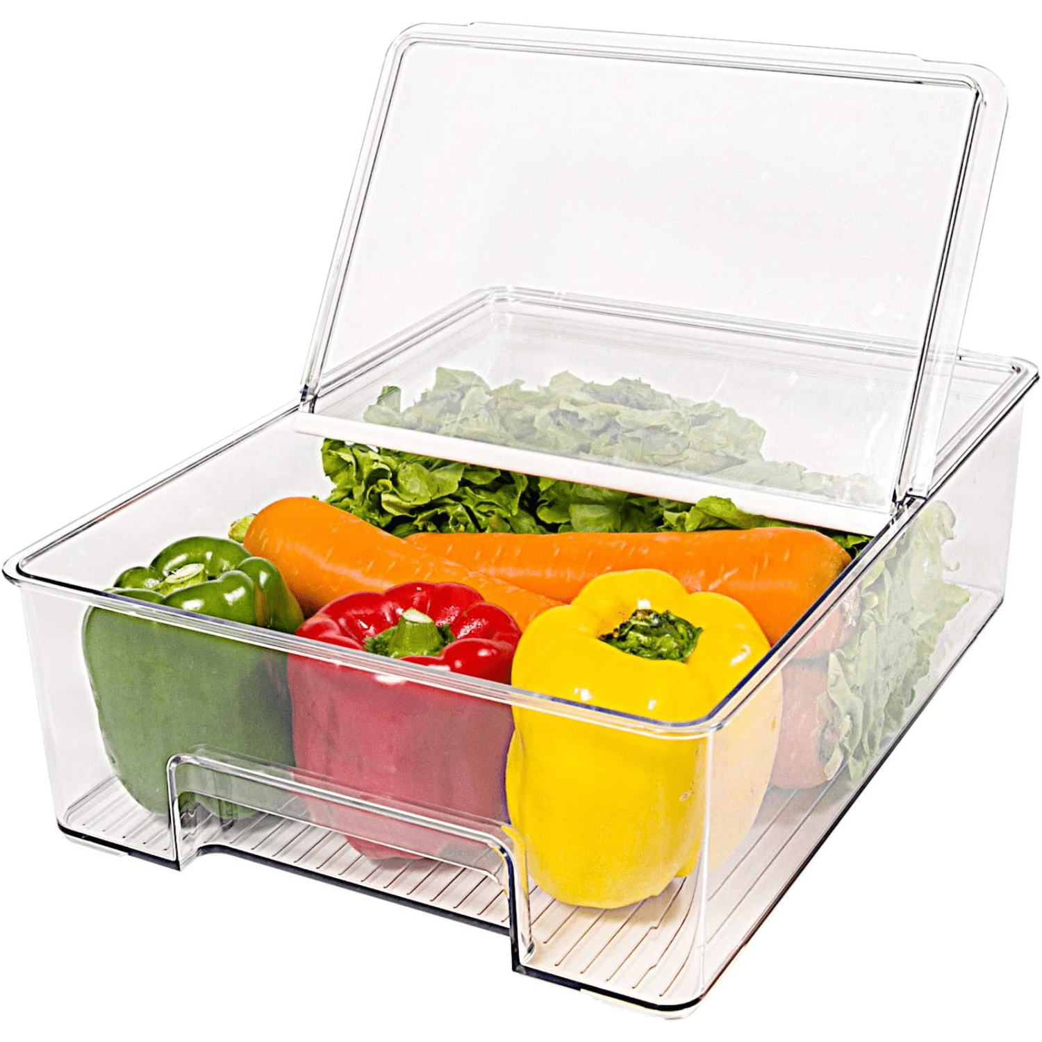 FDTBYHVYT Food Storage Containers Fridge Produce Saver- Stackable ...