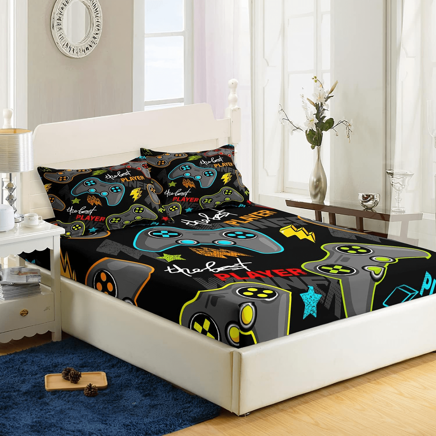 dxynlzq Frog Fitted Sheet Cartoon Frog Bed Sheets Twin XL Size Sheet ...