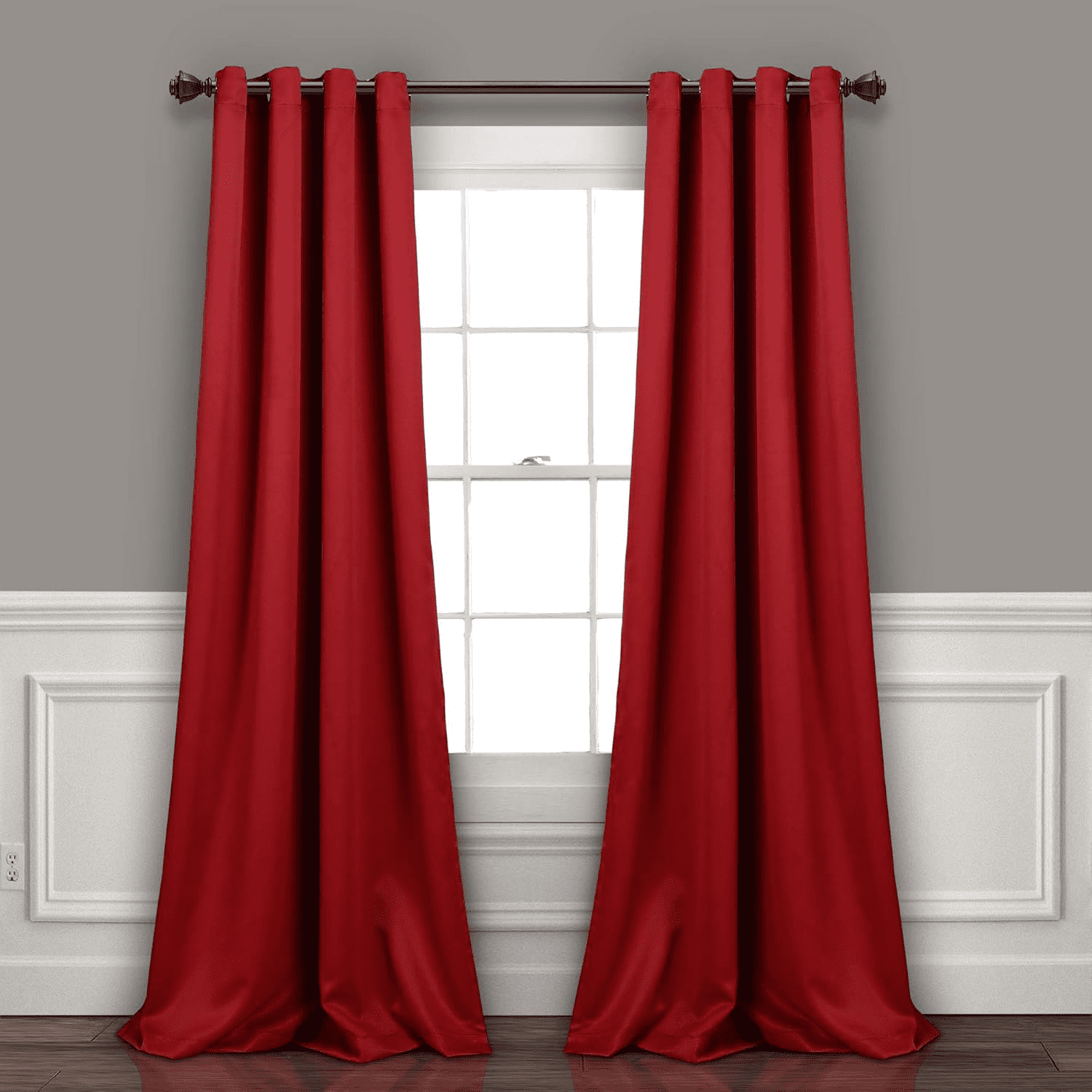 FDTBYHVYT Insulated Grommet Blackout Window Curtain Panels Pair 52" W x ...