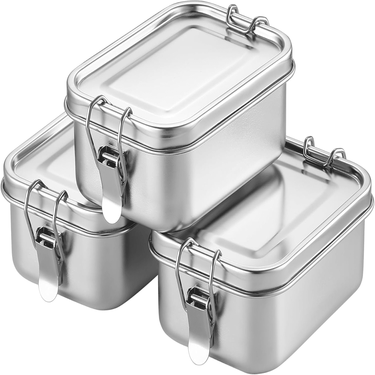 FDTBYHVYT Small Stainless Steel Food Storage Containers Set | Reusable ...