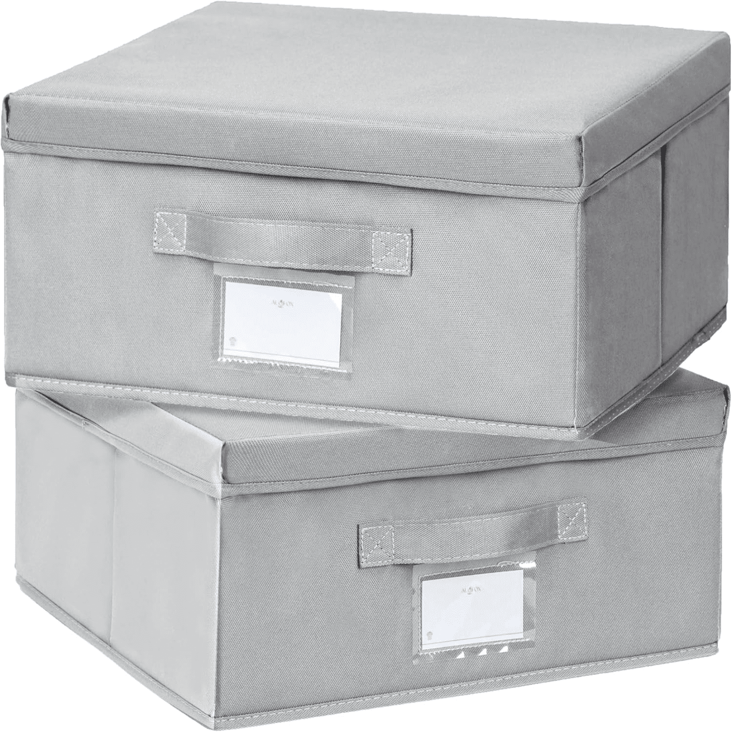 FDTBYHVYT Stackable Storage Bins - Fabric Storage Bins with Lid for DVD ...