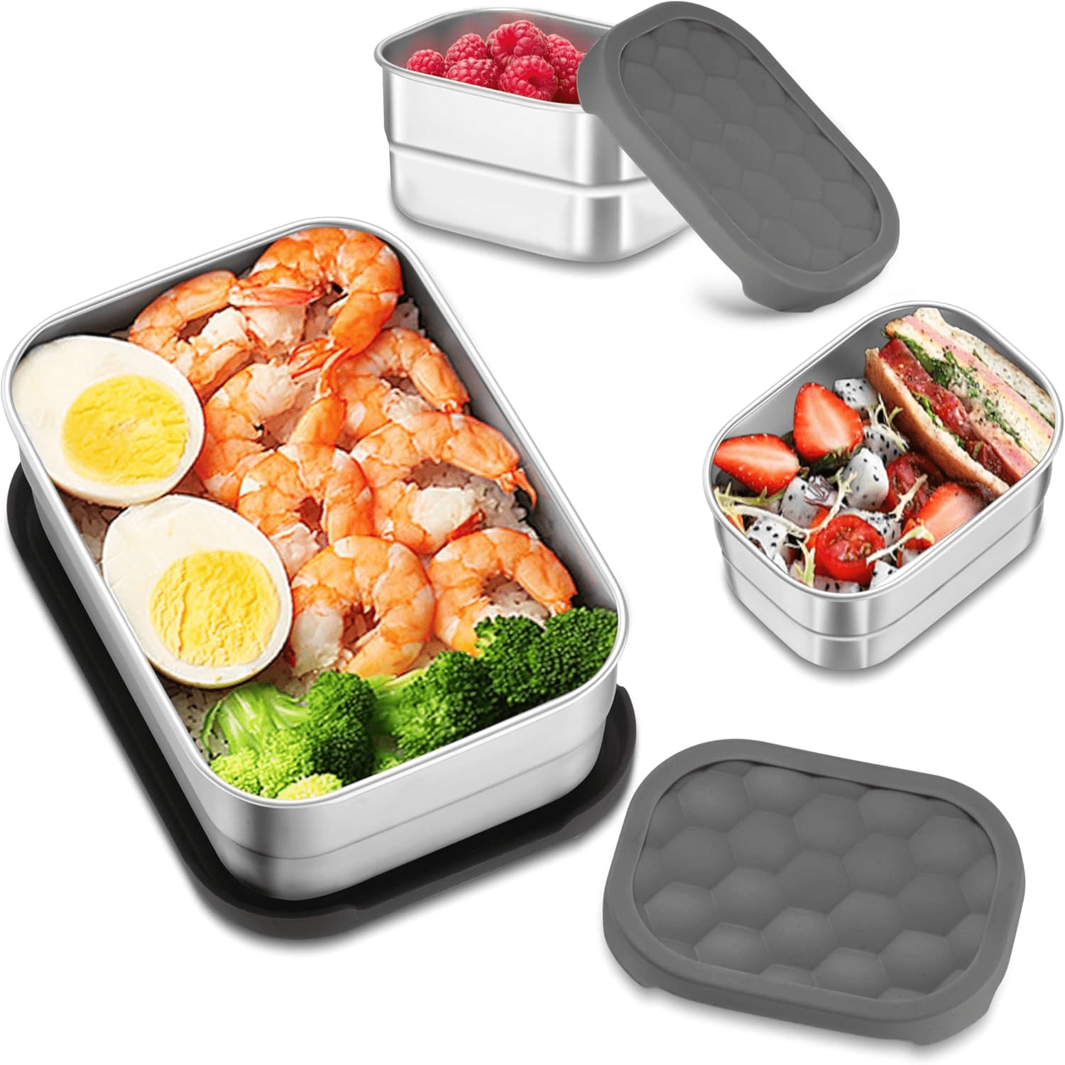 FDTBYHVYT Stainless Steel Lunch for Leak Proof Food Storage Containers ...
