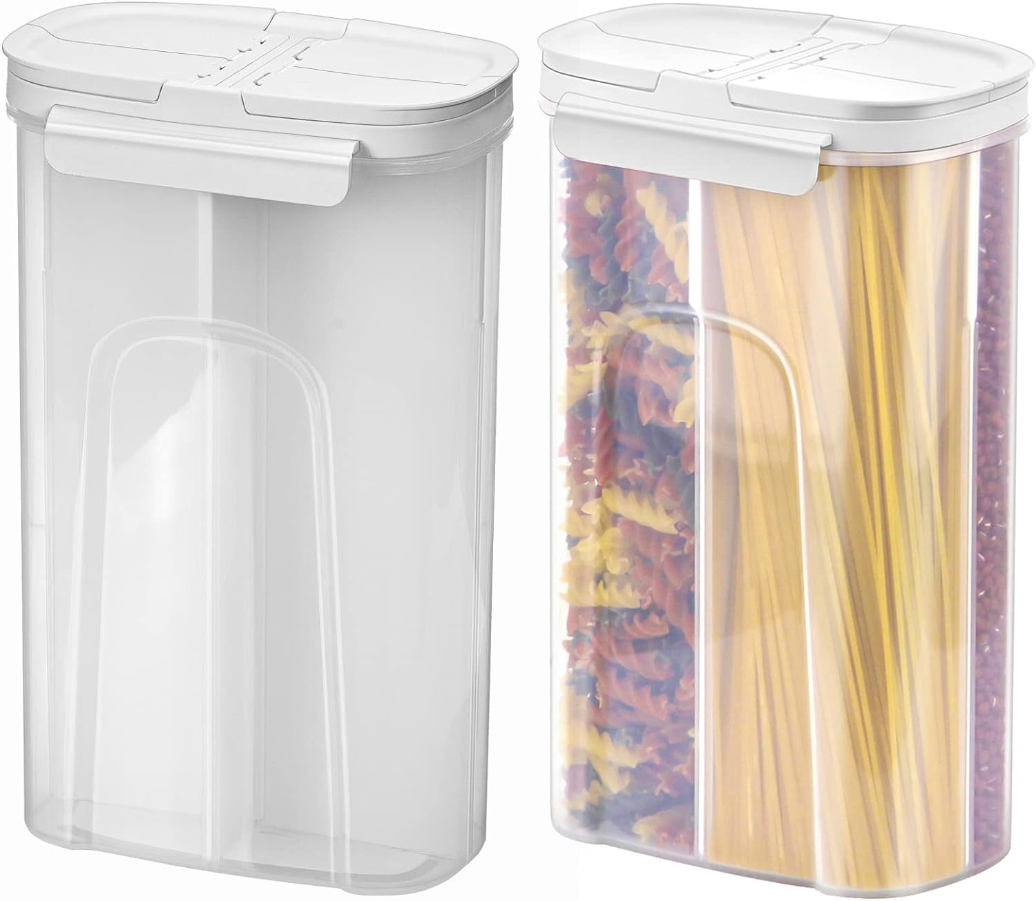 FDTBYHVYT Storage Jars Canisters with Built-in partition / 4 ...