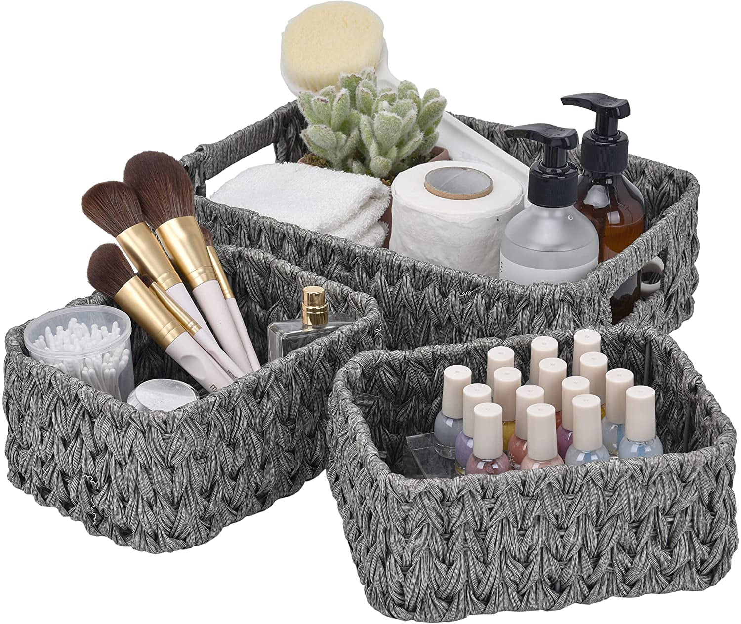 FDTBYHVYT Wicker Baskets for Storage Wicker Storage Basket for ...
