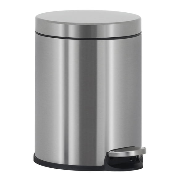 FDW 1.6 Gallon Stainless Steel Mini Step Kitchen Trash Can with Lid ...