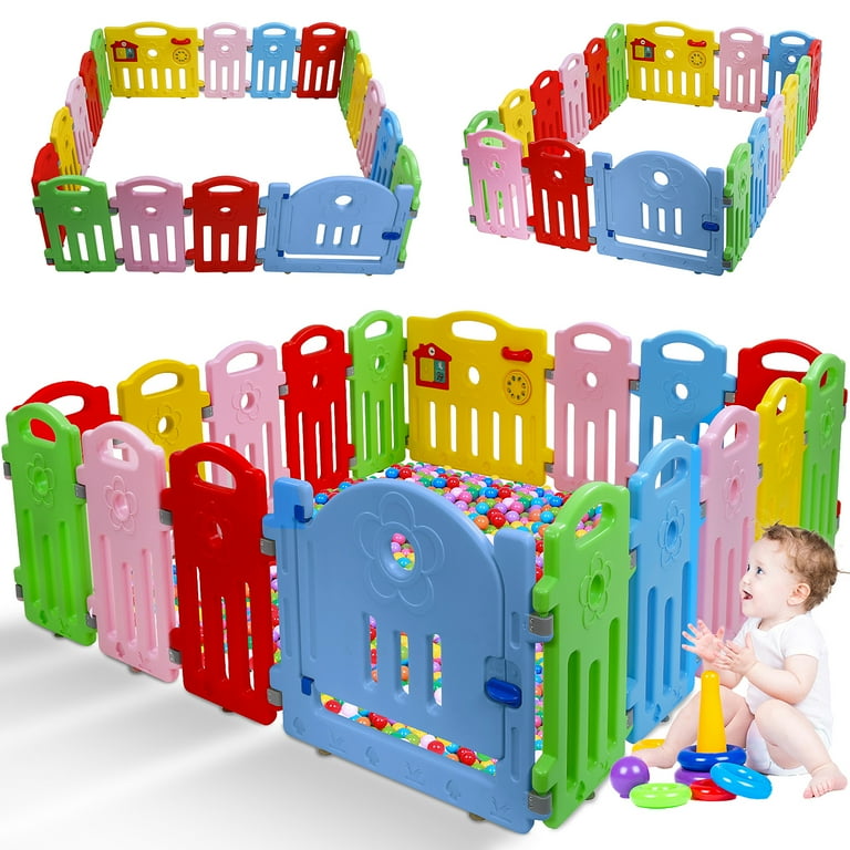 Colorful Octagon Playpen