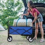 ULINE Large Foldable Outdoor Utility Wagon - Collapsible Cart for ...