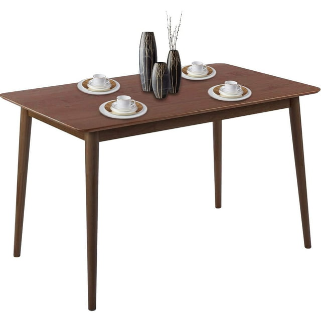 FDW Small Dining Room Kitchen Table, Rectangular, Assemble, Clean ...
