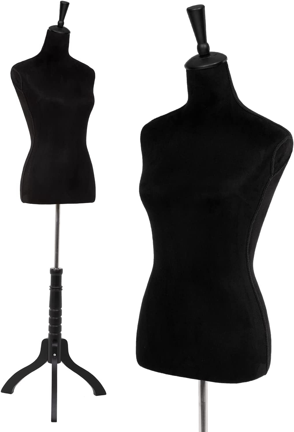 FDW Adjustable Sewing Dress Mannequin, 59-67 inch, Female Model, Wood ...