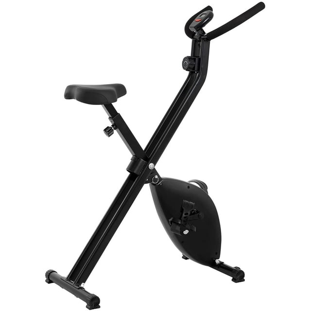 FDW Adjustable Seated Stationary Cycling Bike, Foldable with 8-Level ...