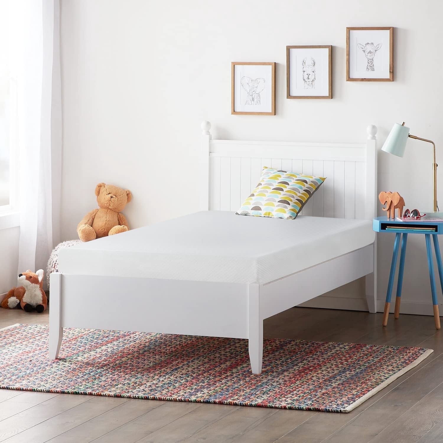 FDW Twin Mattress 6 Inch Gel Memory Foam Queen Mattress Medium Firm ...