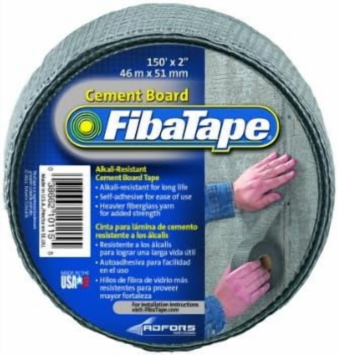 FDW8436-U 2-Inch by 150-Feet Cement Board Tape-Alkali-Resistant/Self ...