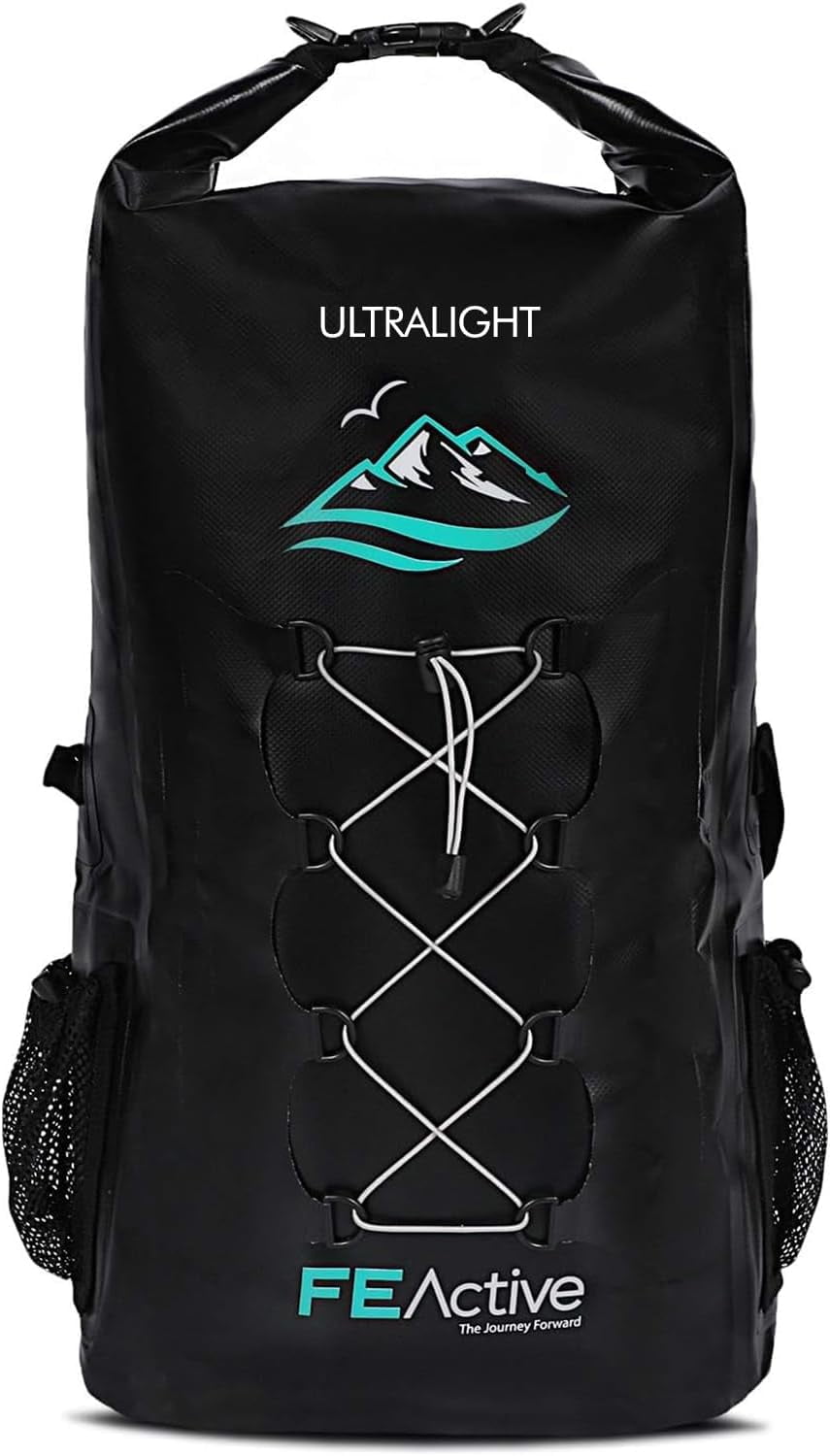 FE Active Dry Bag Waterproof Backpack - 30L Eco Friendly Bag for ...