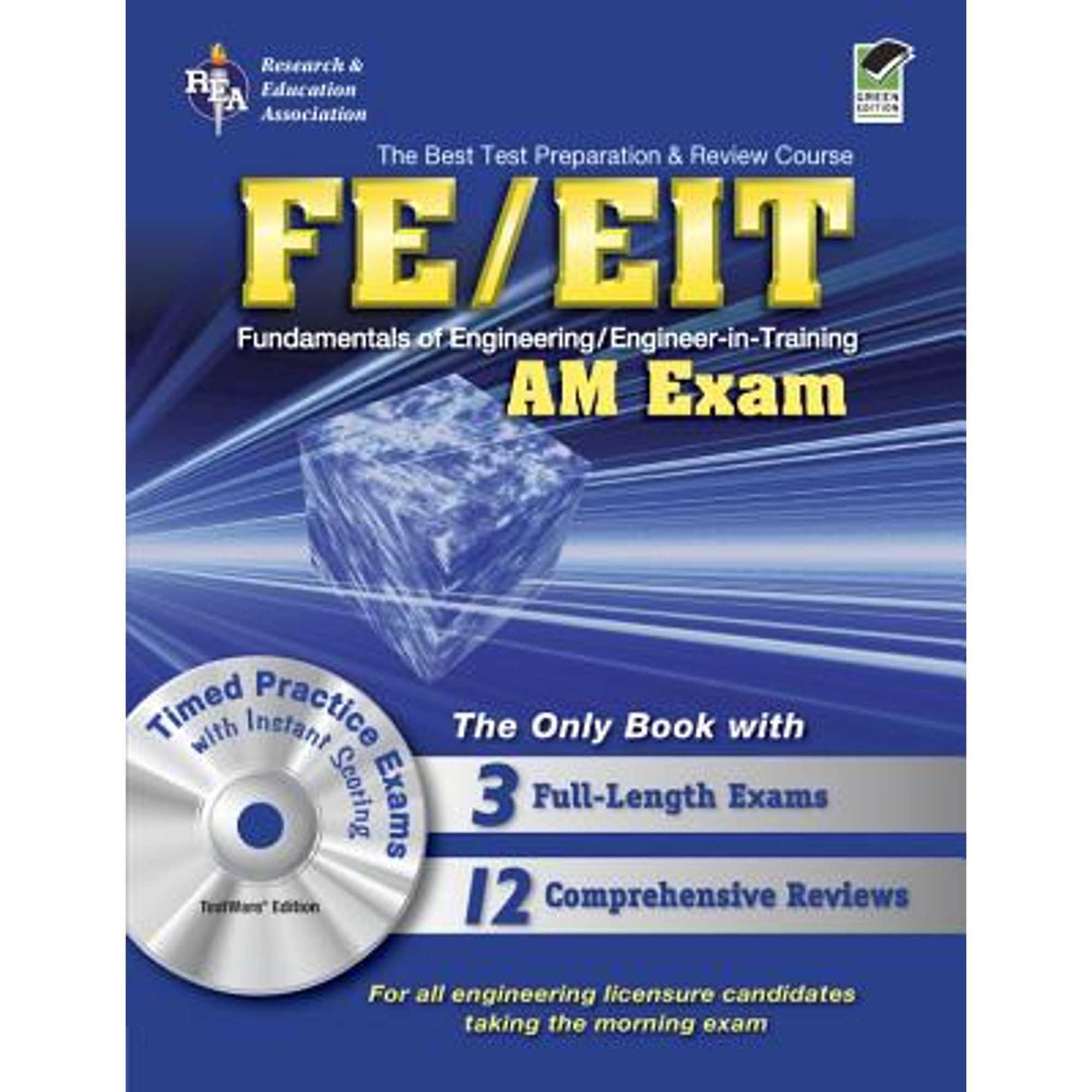 Pre-Owned FE - EIT: AM (Engineer in Training Exam) w/CD-ROM ...