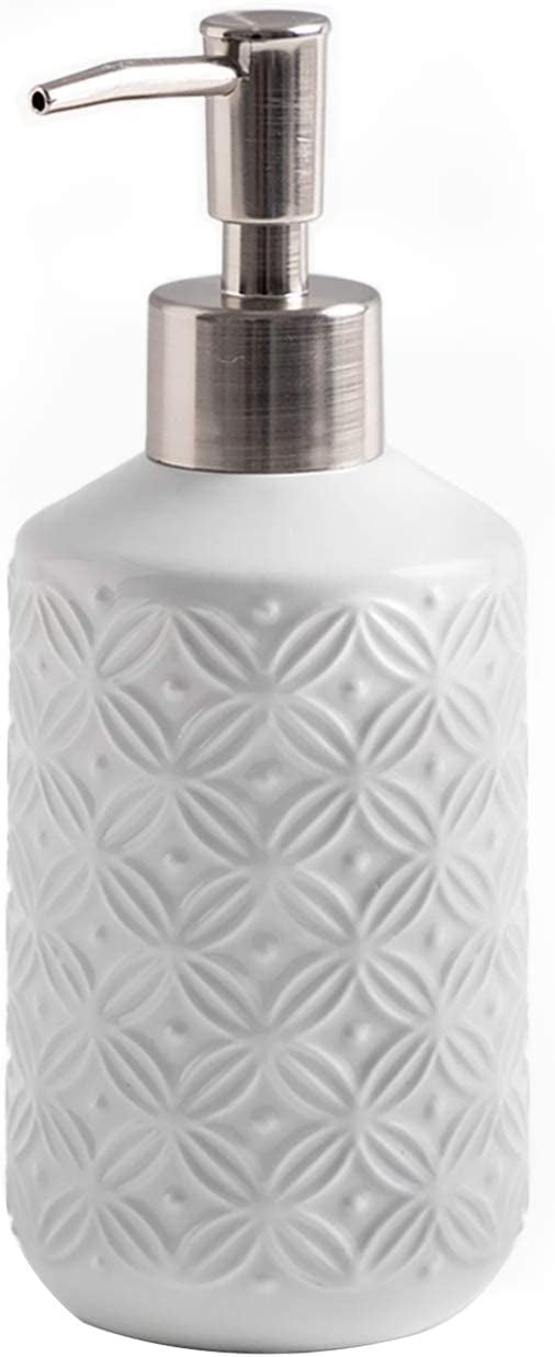 FE Soap Dispenser, 13.5oz Soap Dispenser Bathroom with 304 Rust Proof ...
