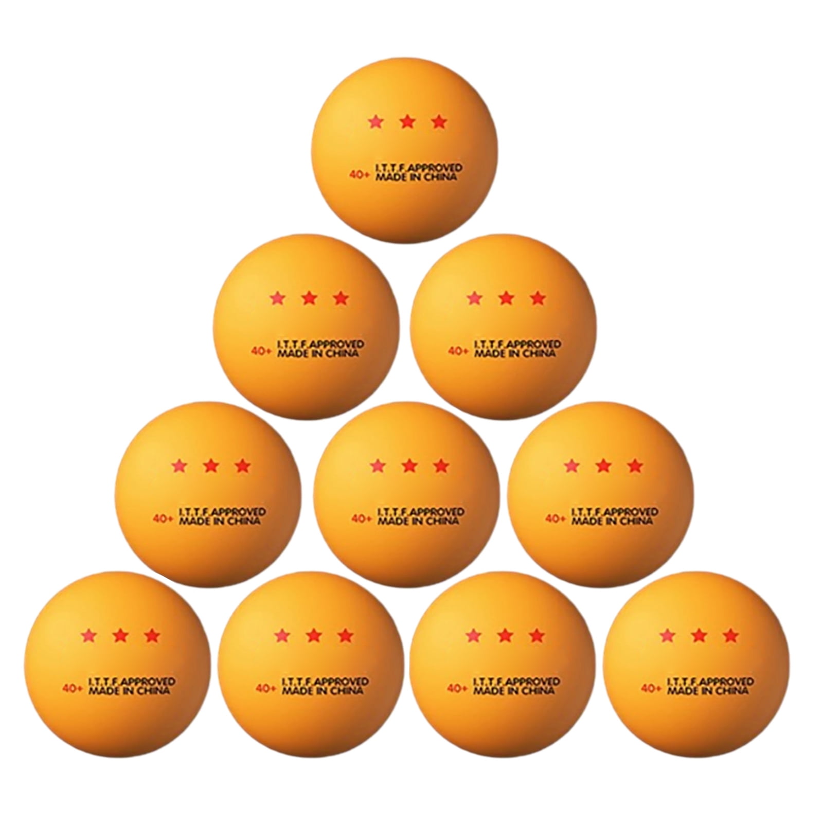 FEAMOS 10 Pcs Table Tennis Ball Replacement Pingpong Ball 3-Star ...