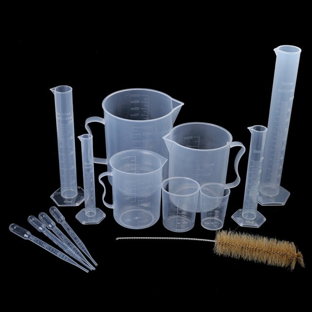 FEAMOS 11Pcs Graduated Cylinders, Beakers and Pipettes Set for School ...