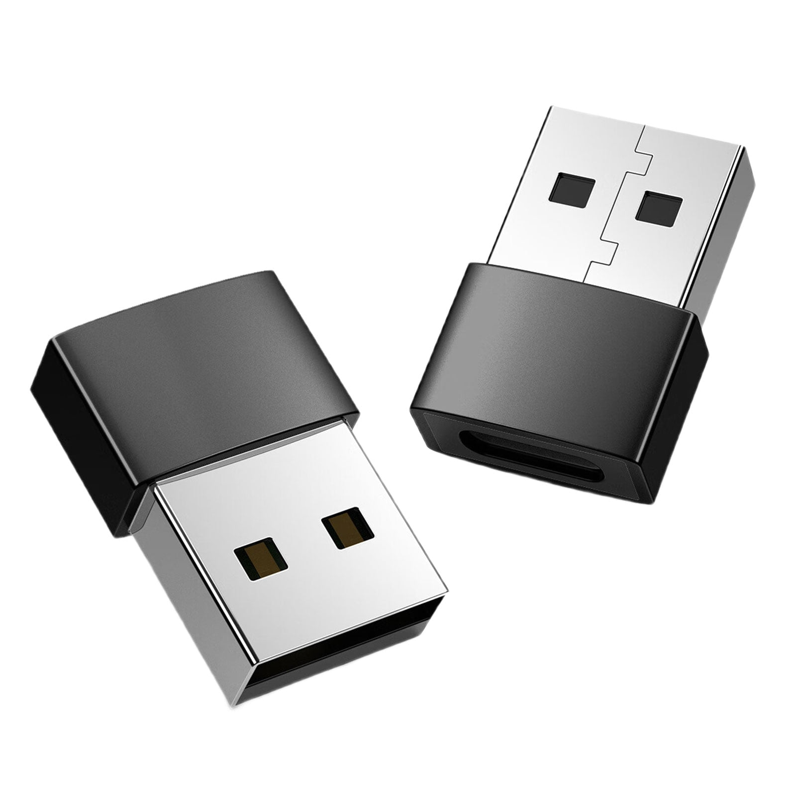 FEAMOS 2Pack USB2.0 Male to Type C Female Adapter USB C Female to USB Male Adapter for Highly ...