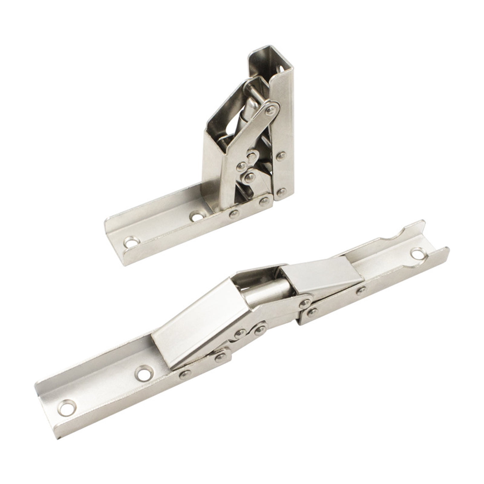 FEAMOS 2Pcs Lock Folding Shelf Bracket 90 Degree Hinge Benchs Table Leg ...