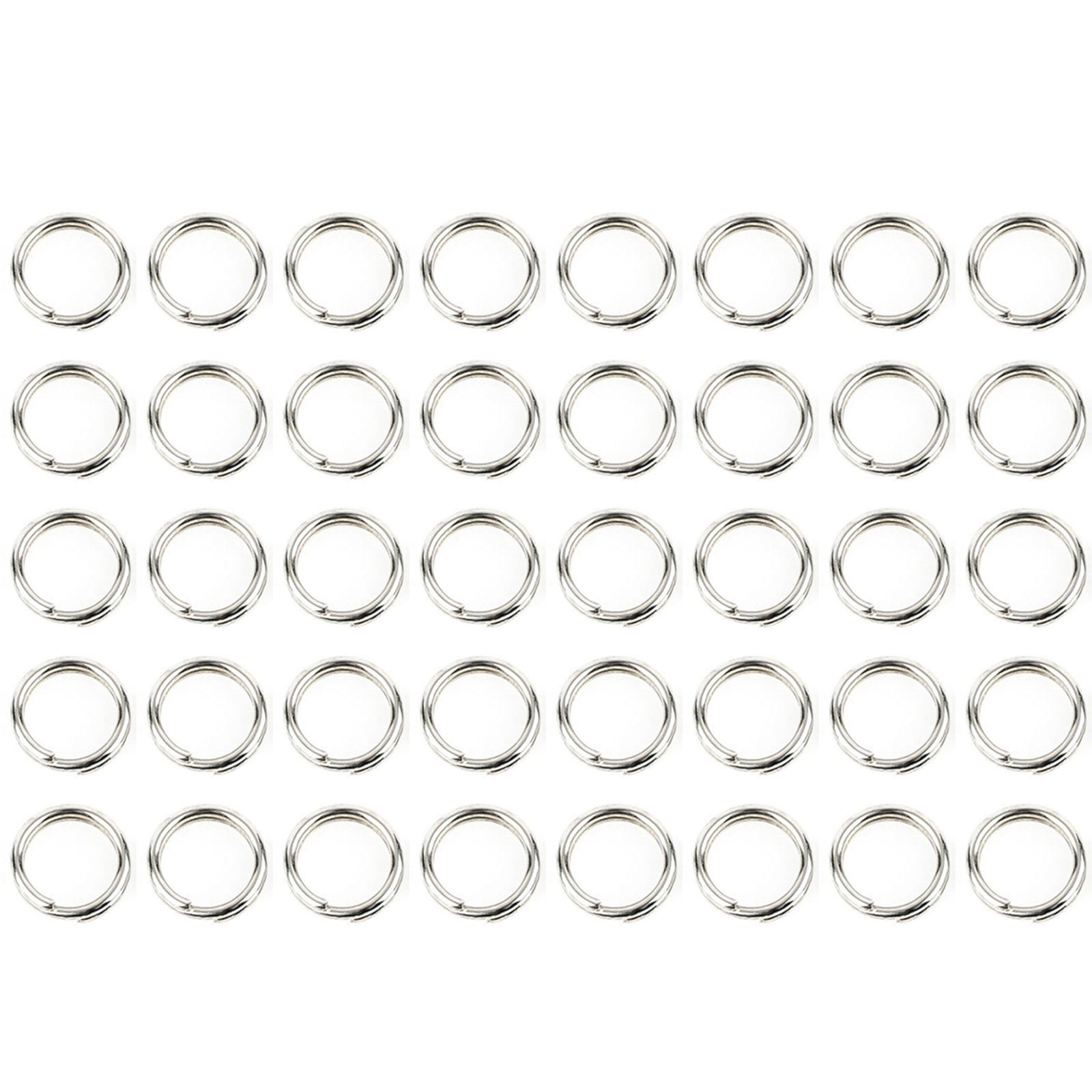 FEAMOS 500Pcs High Strength Fishing Split Rings Line Connector High ...
