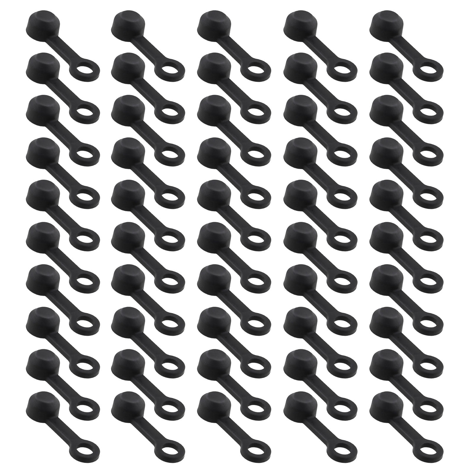 FEAMOS 50Pcs Bike Brake Bleeder Rubber Caps Brake Bleed Nipple Covers ...