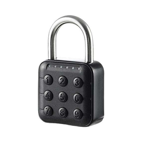 FEAMOS 6 Digit Waterproof Code Padlock Combination Lock Keyless Unlocks ...