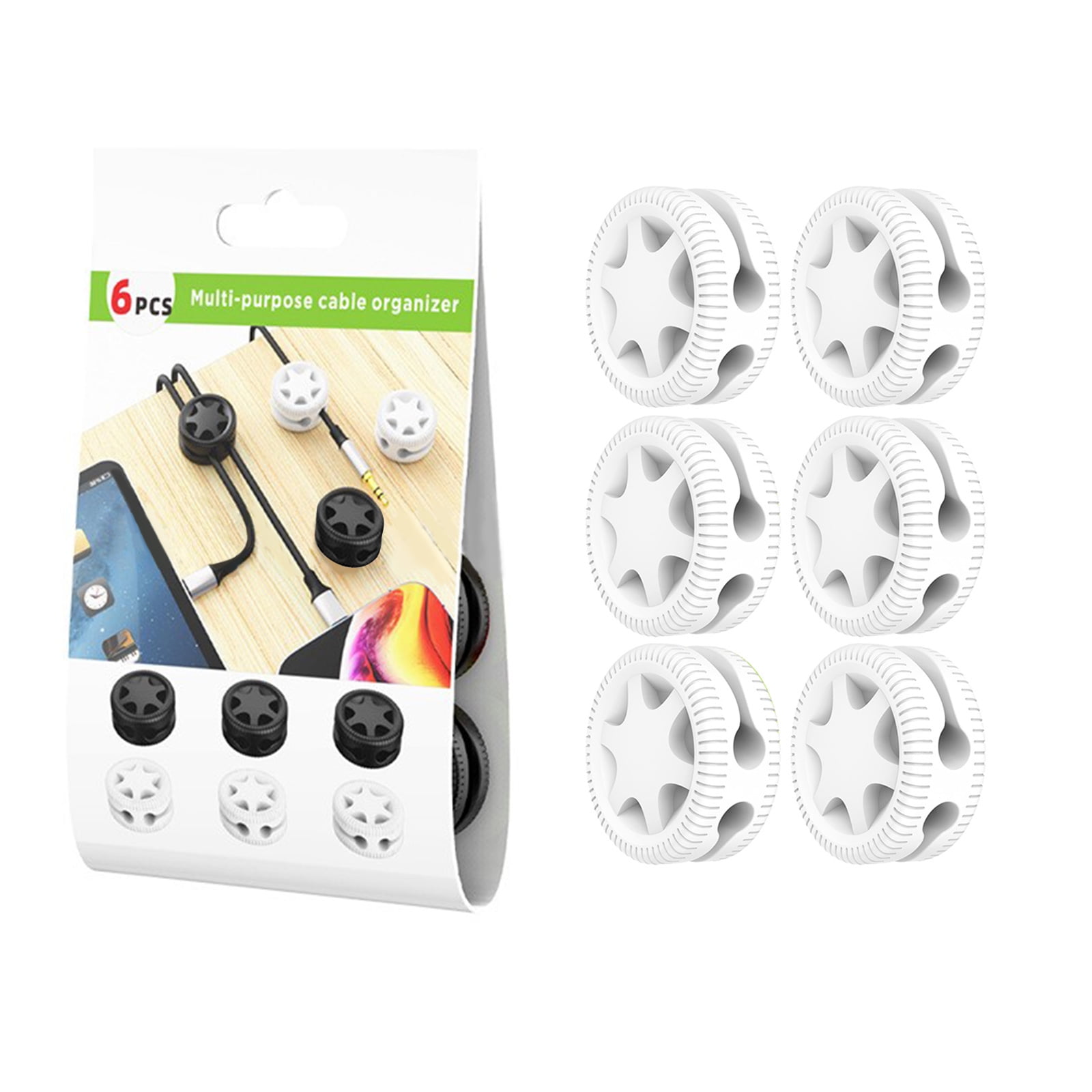 FEAMOS 6Pcs Charging Cord Organizers Portable Charging Adapter Cord ...