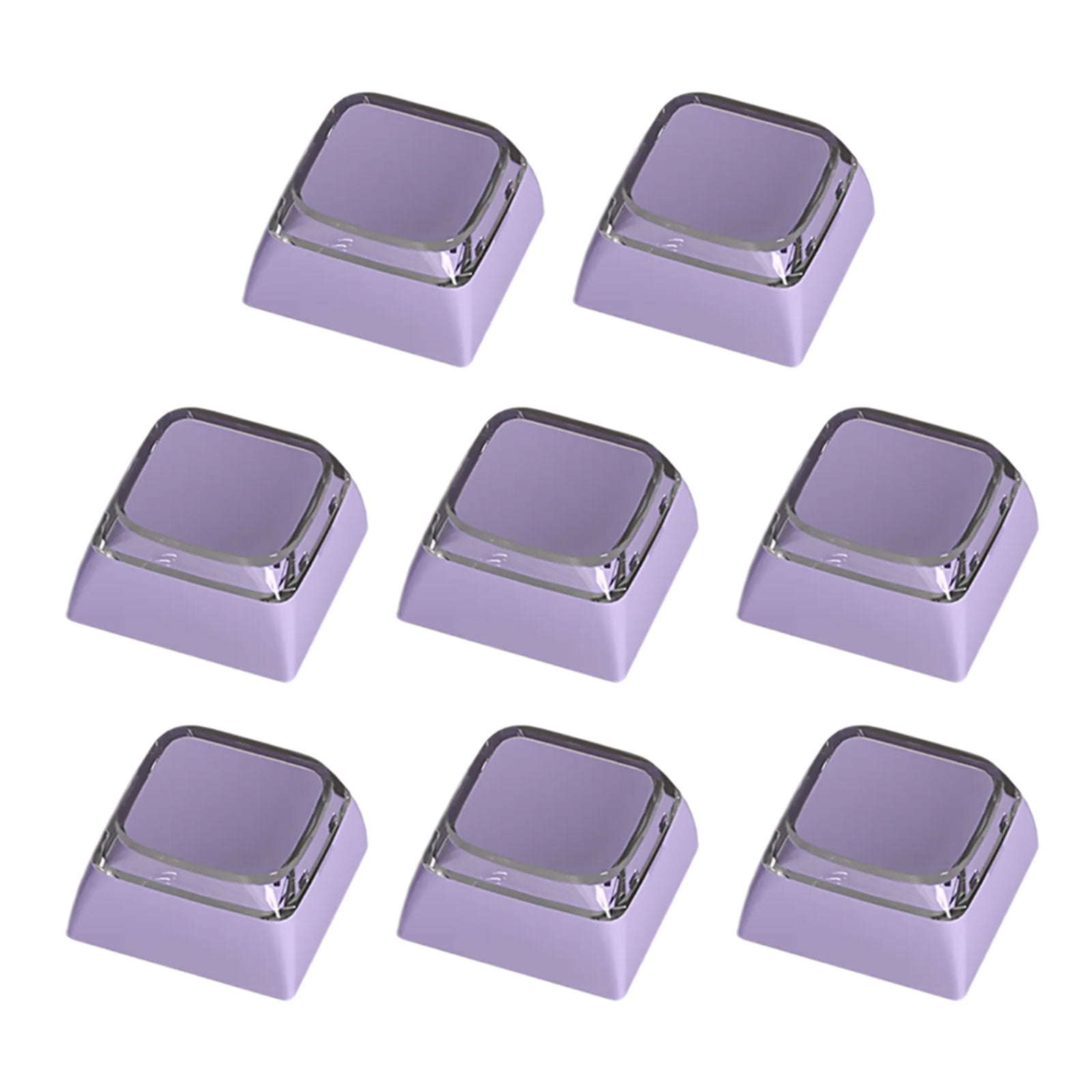 FEAMOS 8pcs XDA Height Backlight Keycap Set for Mechanical Keyboards ...