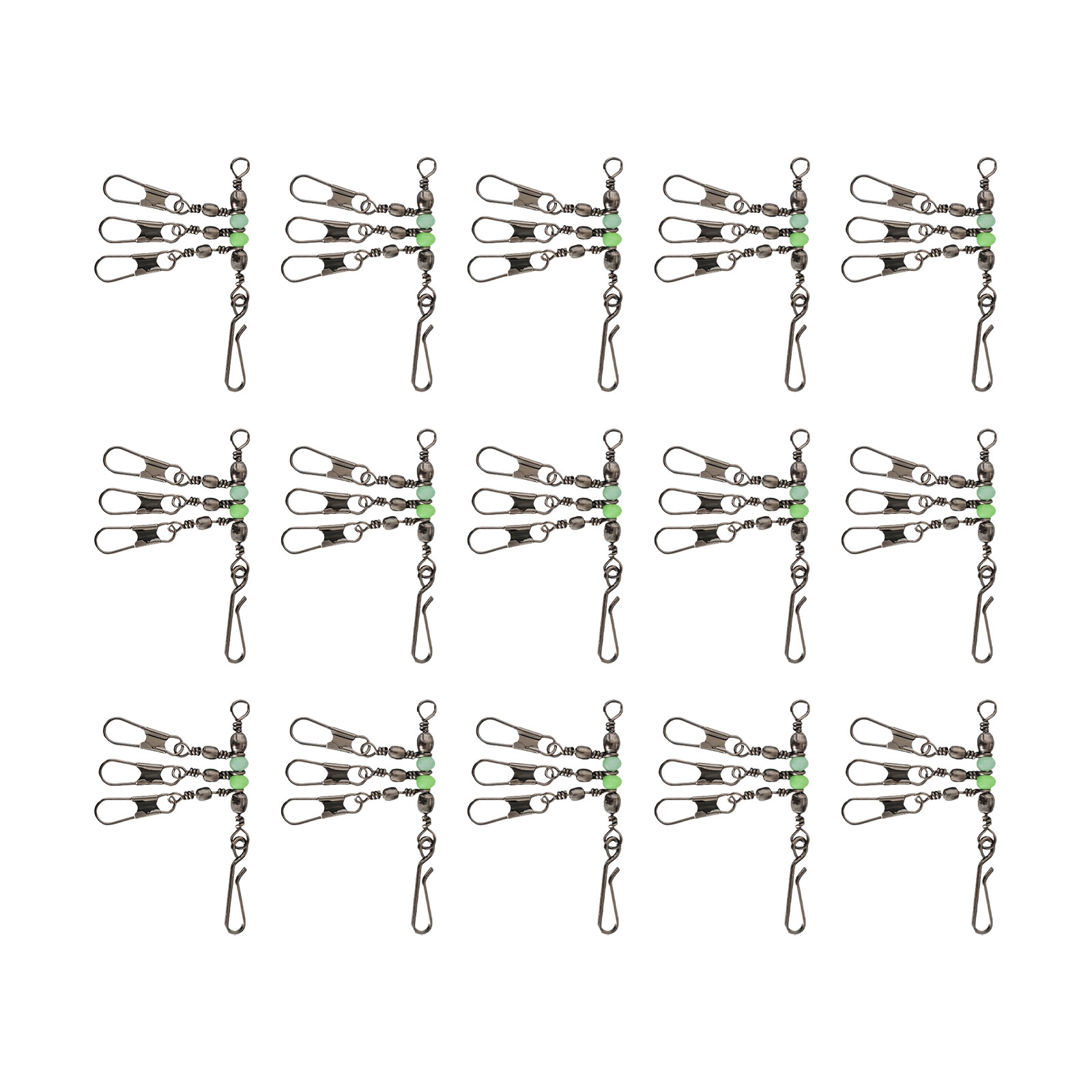 FEAMOS Balls Bearing Squid Jigs Fishing Swivels Luminously Snapping ...