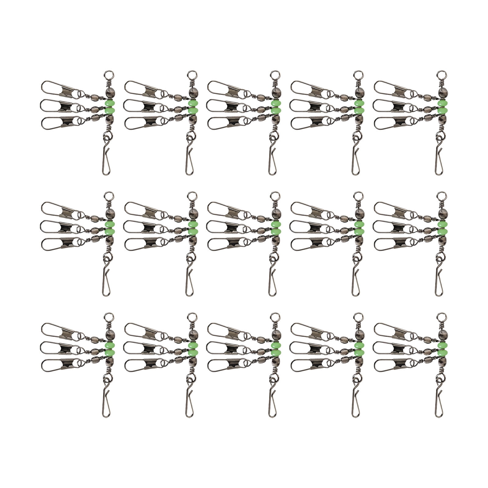 FEAMOS Balls Bearing Squid Jigs Fishing Swivels Luminously Snapping ...