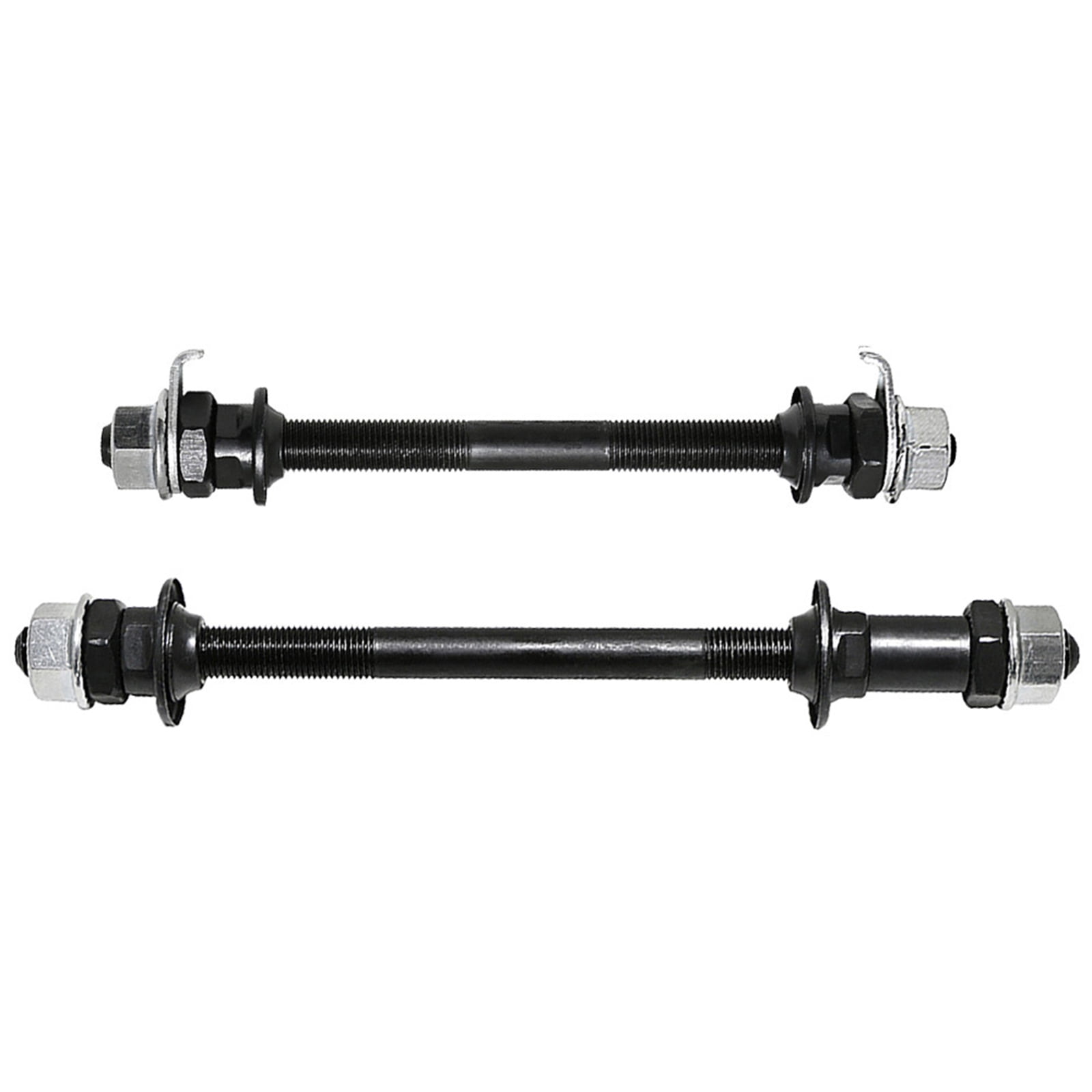 FEAMOS Bicycles Hubs Axles Bicycles Front and Rear Solid Shaft Quick ...