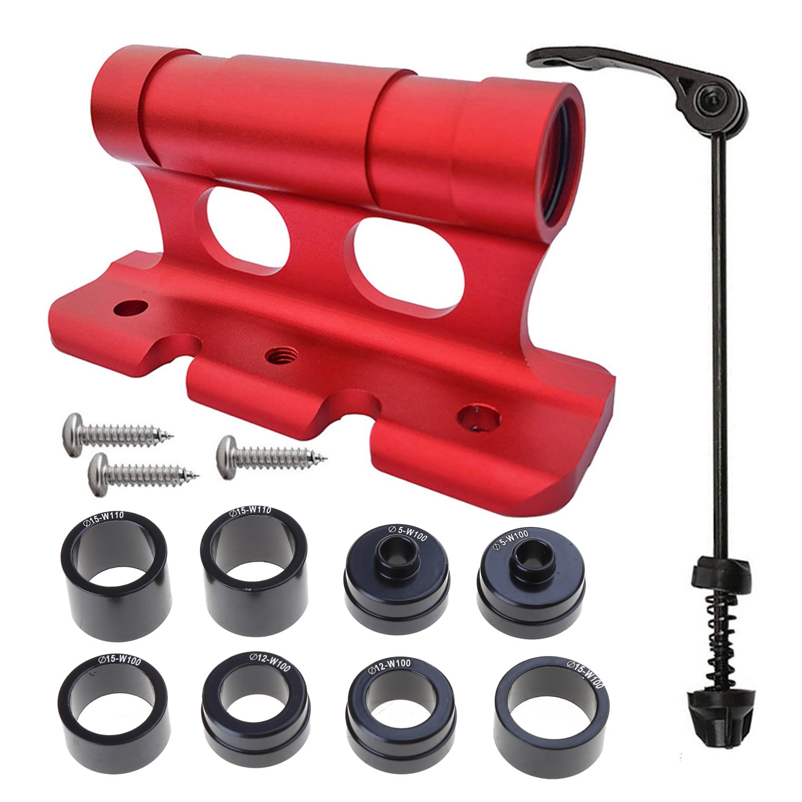 FEAMOS Bicycles Quickly Release Fork Mount Block Bike Fork Mount with Adapters Car Roof Rack ...