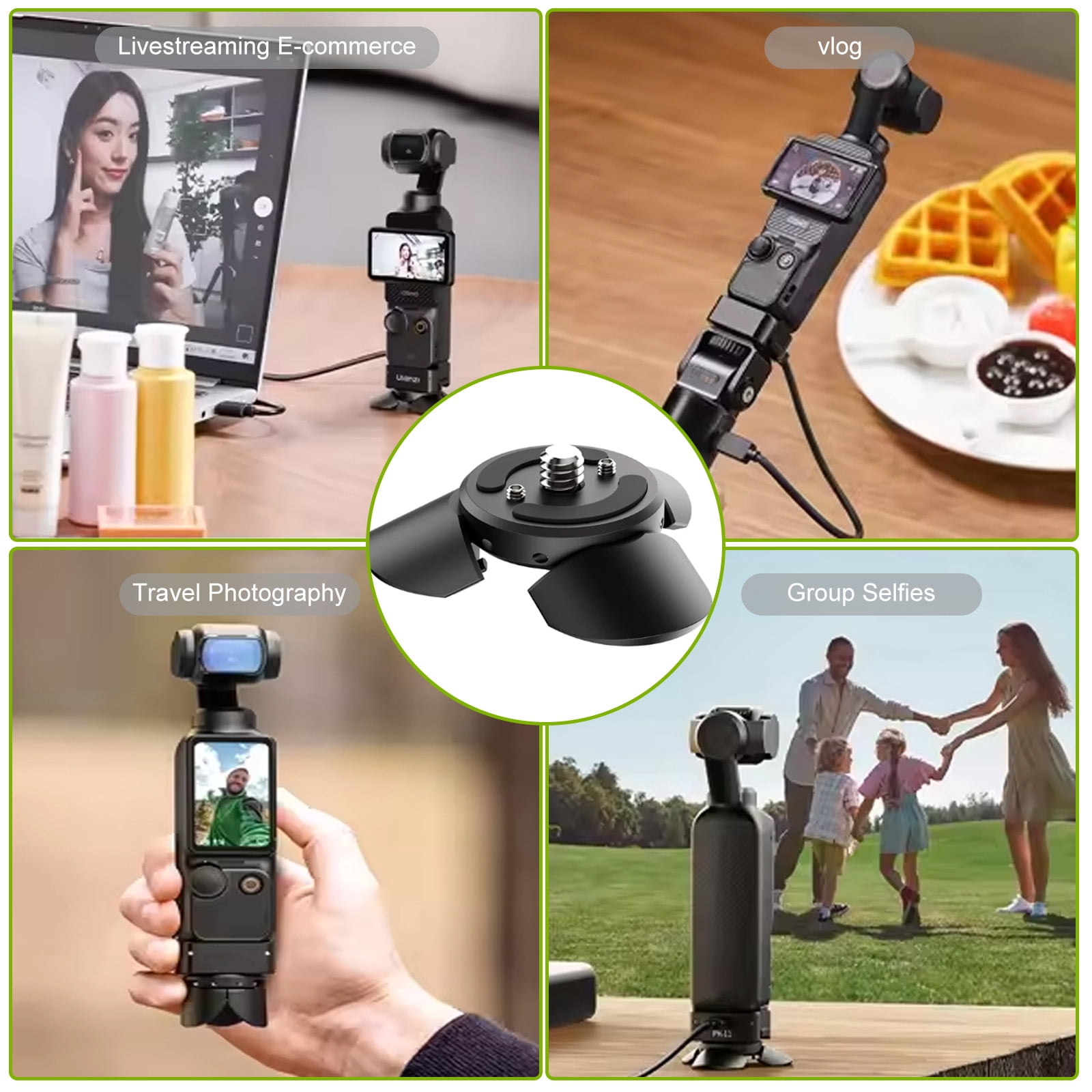 FEAMOS Camera Positioning Base Small Tripod Set For Pocket 3 Camera ...