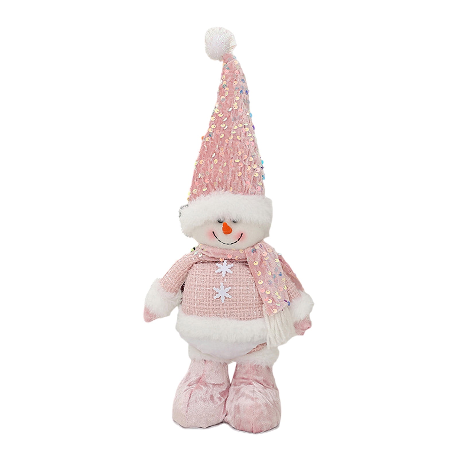 FEAMOS Christmas Figurine,Sparkling Sequins Santa/Snowman/Deer Figurine ...