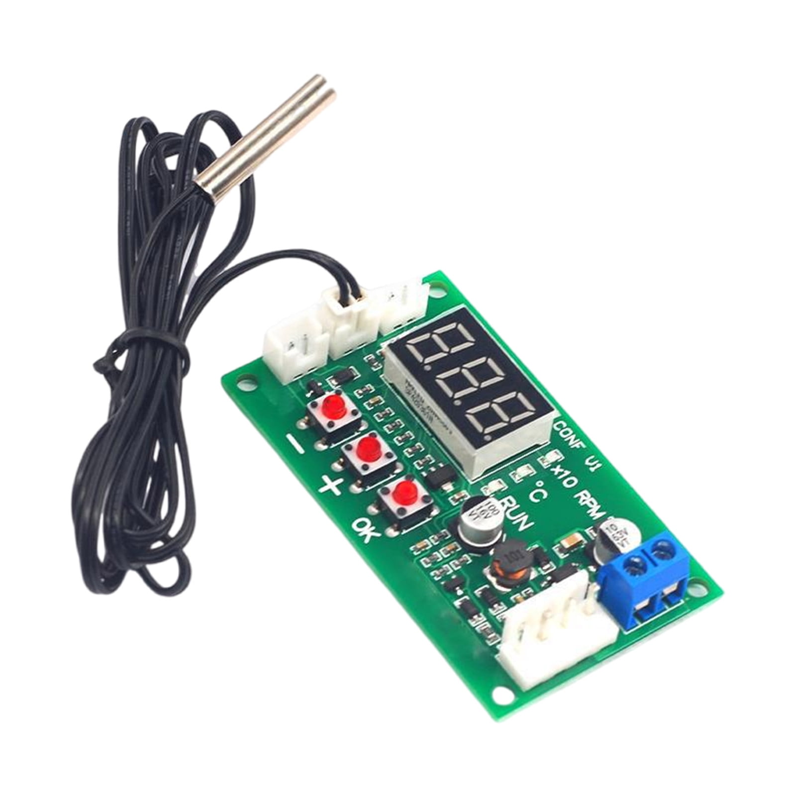 FEAMOS Digital Fan Temperature Controller Module with Wide voltages ...
