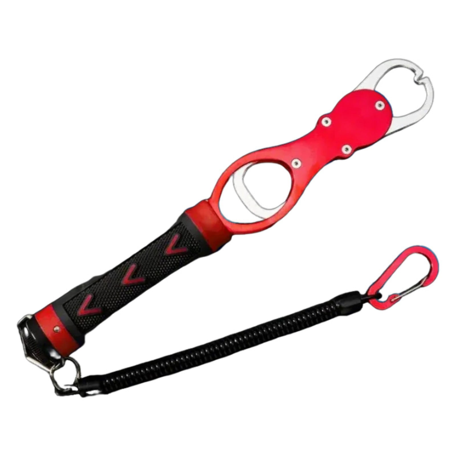 FEAMOS Fishing Lip Grabber with Scale Aluminum Alloys Fishes Grabber ...