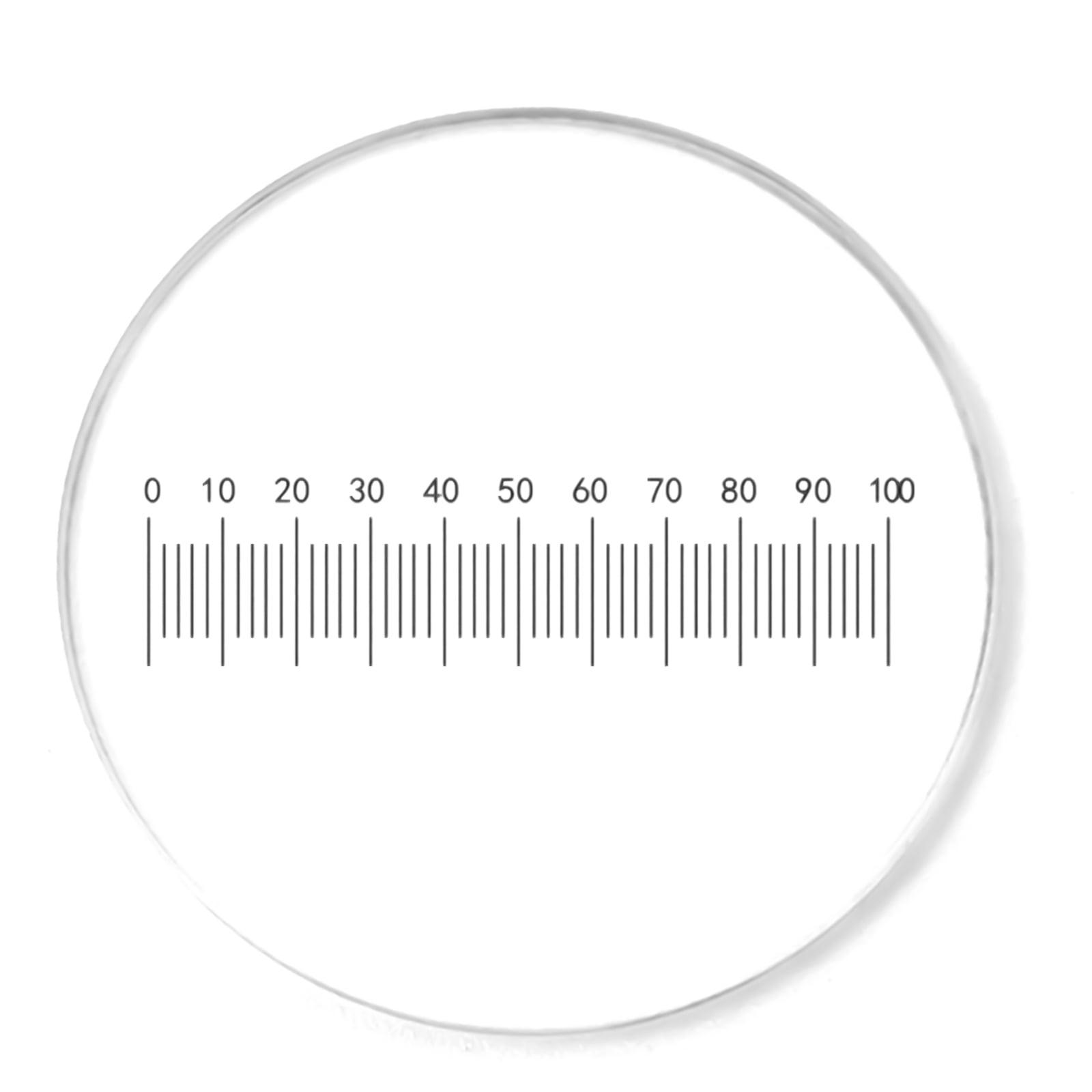 FEAMOS Microscope Calibration Slide Stage Micrometer Ocular Reticle ...