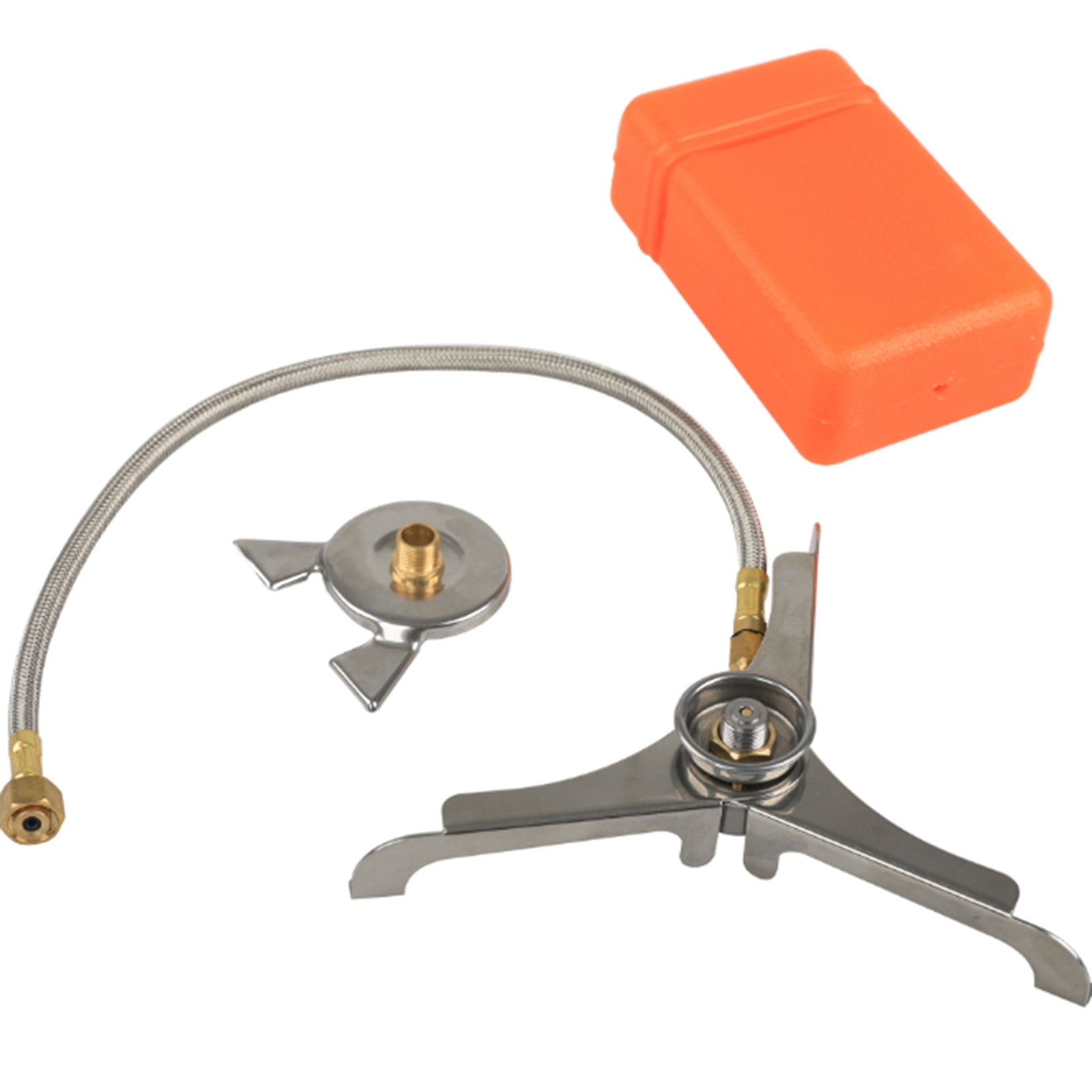 FEAMOS Outdoor Camp Stove Connectors, Stainless Steel Tanks Adapter ...