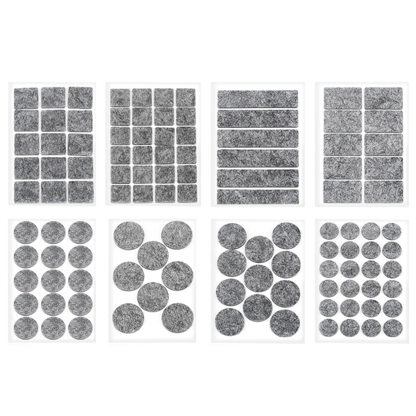 FEAMOS Pack of 8 Self-Adhesive Felt Gliders Chair Felt Gliders 2.5mm ...