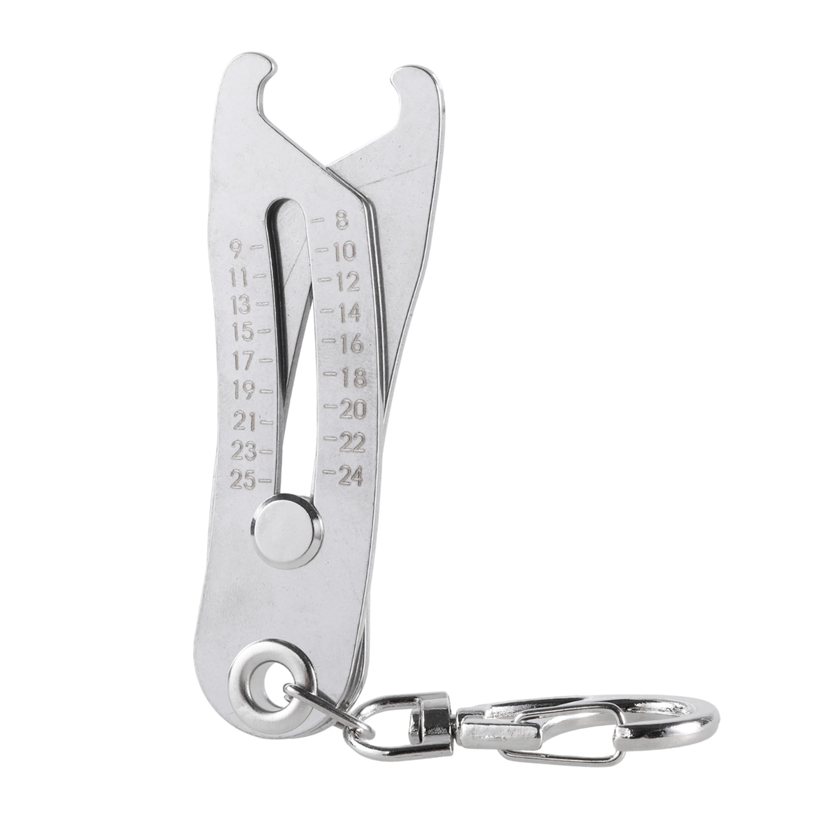 FEAMOS Portable Precise Thread Size Checker Keychain Nut and Bolts ...