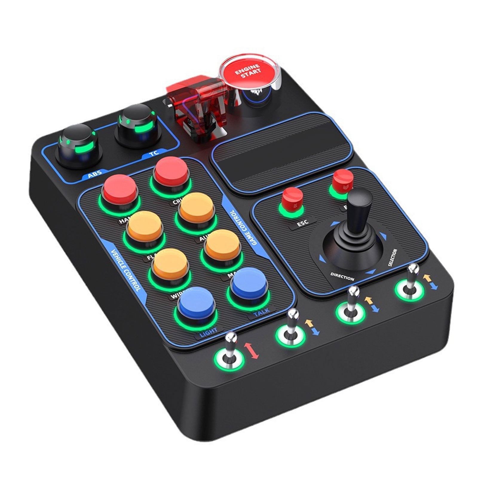 FEAMOS Racings Simulators Control Box with Multiple Lighting And 30 ...