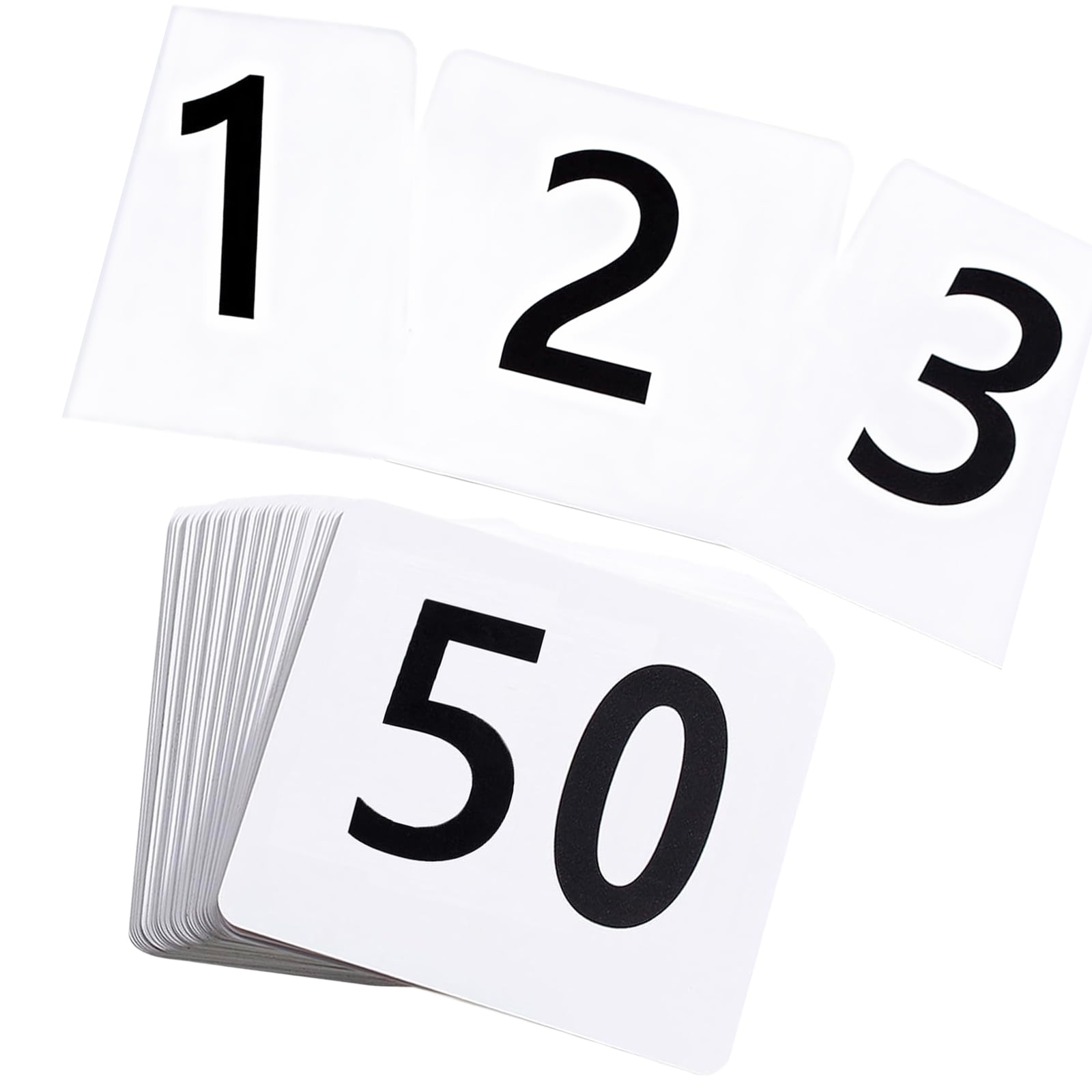 FEAMOS Seating Cards,Double Sided Numbered Seating Cards for Weddings ...