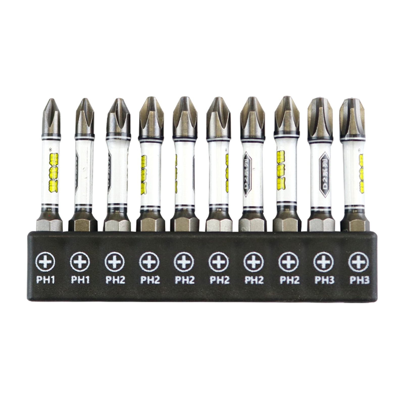 FEAMOS Triangle Bit Set (10 Pack 1" Long Magnetic Head) Magnetic ...