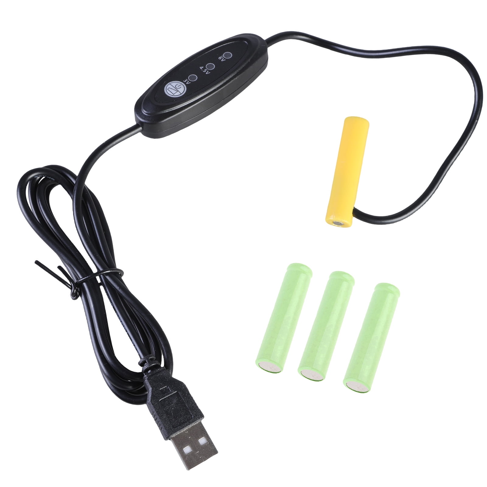 FEAMOS USB 5V2A to 3V 4.5V 6V 3A Fake Battery Elimination Cable Power ...
